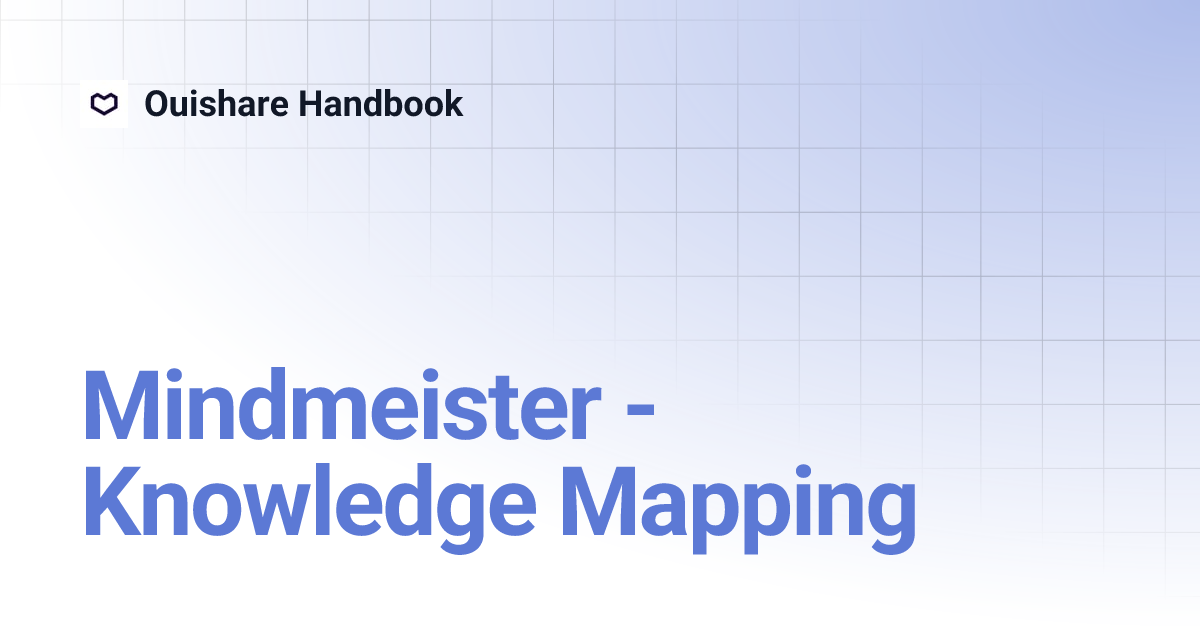 Mindmeister - Knowledge Mapping | Ouishare Handbook